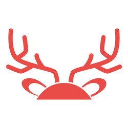 Isolated cute deer character avatar Royalty Free Vector