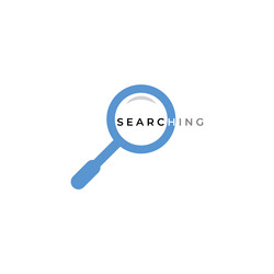 Logo search or discovery logo search by Royalty Free Vector