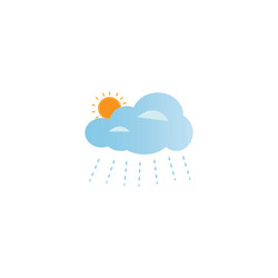 Rain logo icon Royalty Free Vector Image - VectorStock