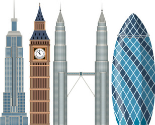 World Famous Buildings Vector Images (over 12,000)