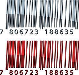 3d barcodes Royalty Free Vector Image - VectorStock