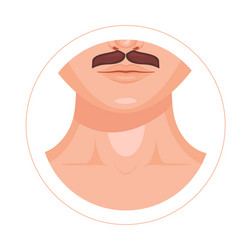 Human Head Anatomy - Close-Up Royalty Free Vector Image