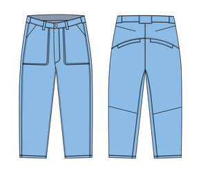Jeans Template Vector Images (over 6,100)