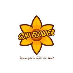 Simple flower Royalty Free Vector Image - VectorStock