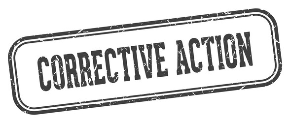 Action required stamp rectangular Royalty Free Vector Image