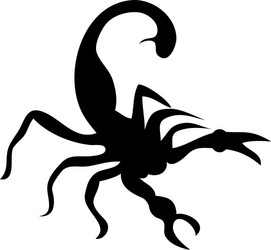 Cute red scorpion Royalty Free Vector Image - VectorStock