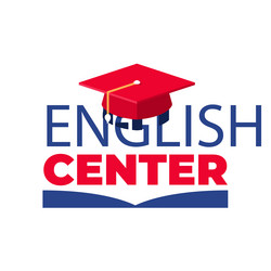 English logo design template Royalty Free Vector Image