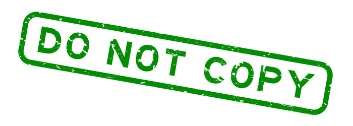 Do not Copy Vector Images (over 170)