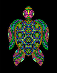 Aztec Turtle Vector Images (over 190)