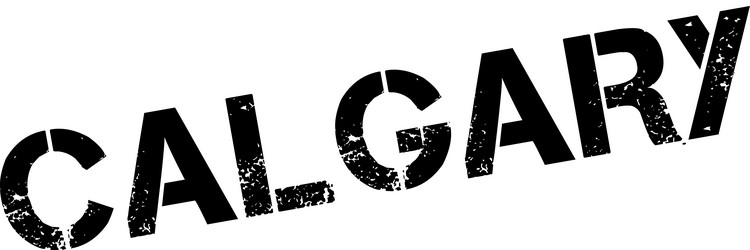 Calgary rubber stamp Royalty Free Vector Image