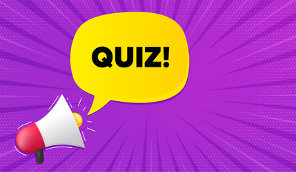 Quiz symbol answer question sign poster frame Vector Image