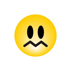 Red angry react icon Royalty Free Vector Image