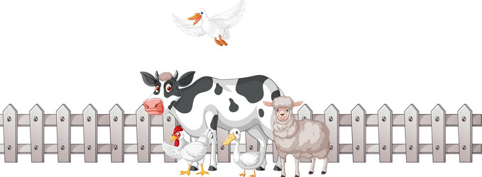 Cartoon fences collection Royalty Free Vector Image