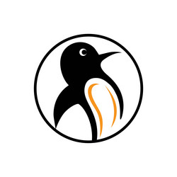 Penguin logo Royalty Free Vector Image - VectorStock