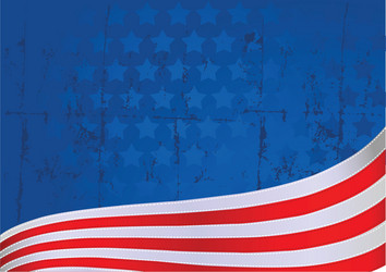 American flag background Royalty Free Vector Image