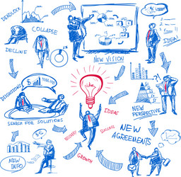 Bcms business continuity management system Vector Image