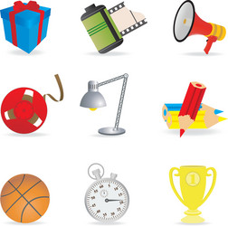 Sports icons Royalty Free Vector Image - VectorStock