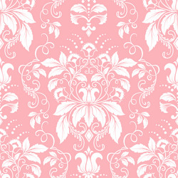 Seamless pattern in baroque rococo victorian Vector Image
