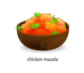 Indian cuisine authentic traditional india food Vector Image