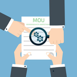 Memorandum Agreement Mou Vector Images (63)