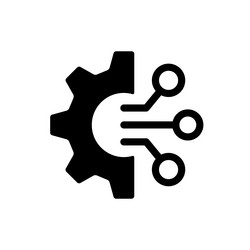 Digital tech icon set transformation Royalty Free Vector