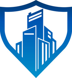 Security guard logo design shield template Vector Image