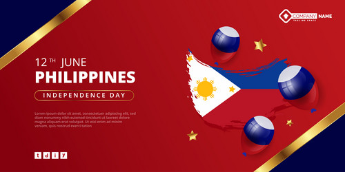 Ribbon Red Philippines Vector Images (over 190)
