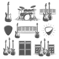 Musical instruments Royalty Free Vector Image - VectorStock