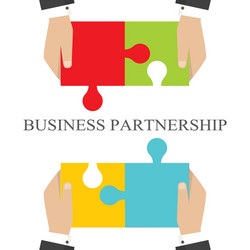 Handshake business partnership symbol success Vector Image