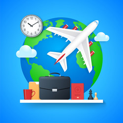 Travel service Royalty Free Vector Image - VectorStock