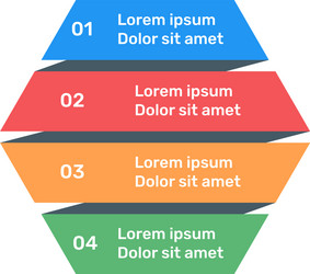 Pentagon chart Royalty Free Vector Image - VectorStock
