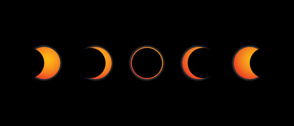 Annular Solar Eclipse Vector Images (13)