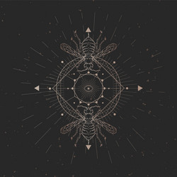 Bee Sacred Geometry Vector Images (98)