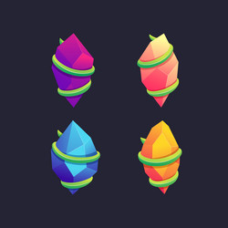 Colorful television set graphic element Royalty Free Vector