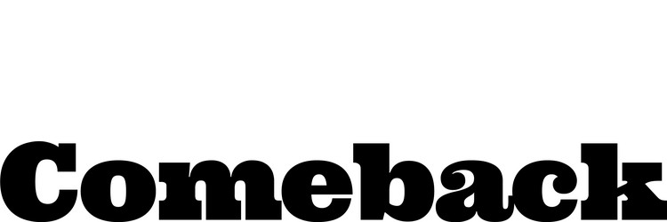 Comeback stamp on white Royalty Free Vector Image