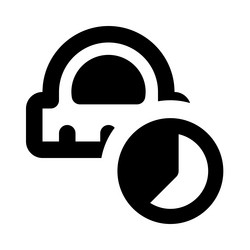 Ruler measurement for pie chart presentation Vector Image