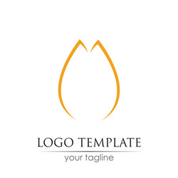Disability logo design template Royalty Free Vector Image