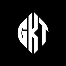 Gkt logo letter design Royalty Free Vector Image