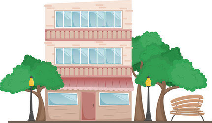 Low Rise Building Vector Images (over 230)