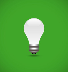 Led bulb and fluorescent light icon Royalty Free Vector