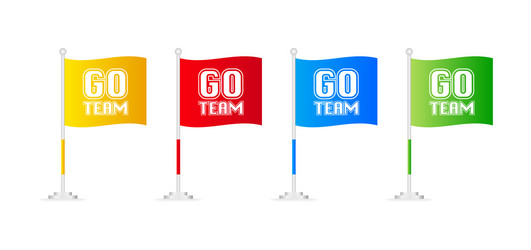 Go Team Flag Vector Images (67)