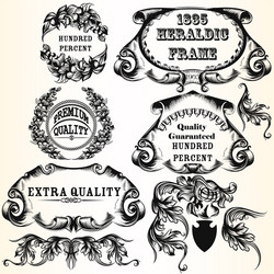 Heraldic Scrolls Vector Images (over 7,500)