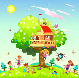 Tree Cat Swing Vector Images (56)