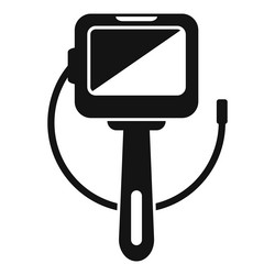 Surgery endoscope icon simple medical Royalty Free Vector
