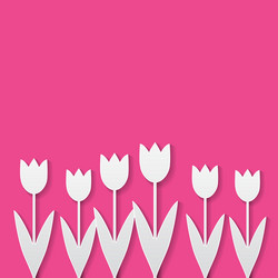 Tulips abstract background Royalty Free Vector Image