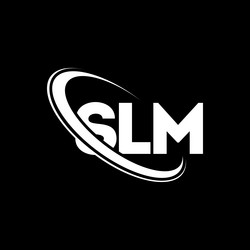 Slm logo letter design Royalty Free Vector Image