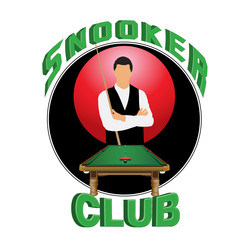 Snooker club logo Royalty Free Vector Image - VectorStock