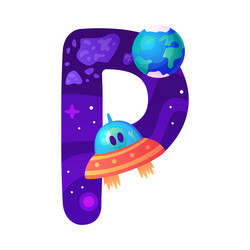 Space letter t as font and alphabet capital bold Vector Image