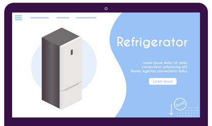 Home Refrigerator Banner Vector Images (over 520)