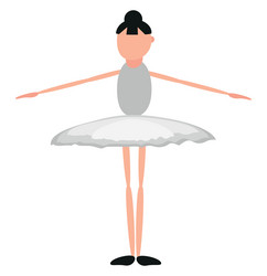Brise ballet move on a white background Royalty Free Vector